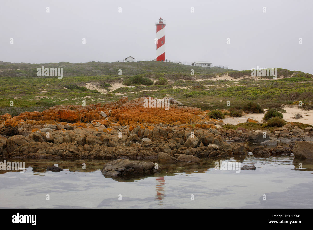 Ystervark lighthouse ystervarkpunt south africa hi-res stock ...