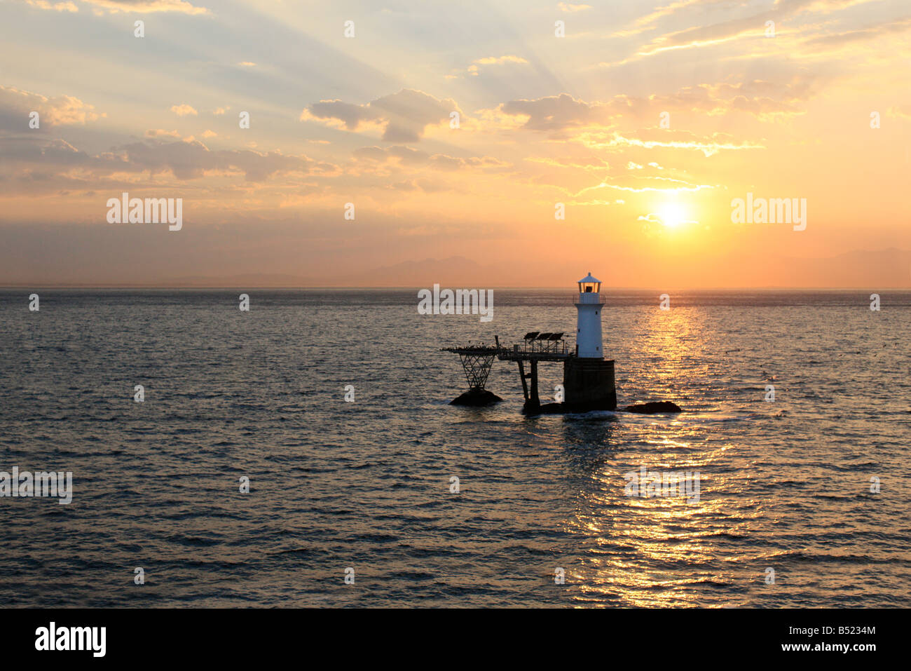 Roman Rock Lighthouse, South Africa Stock Photo - Alamy