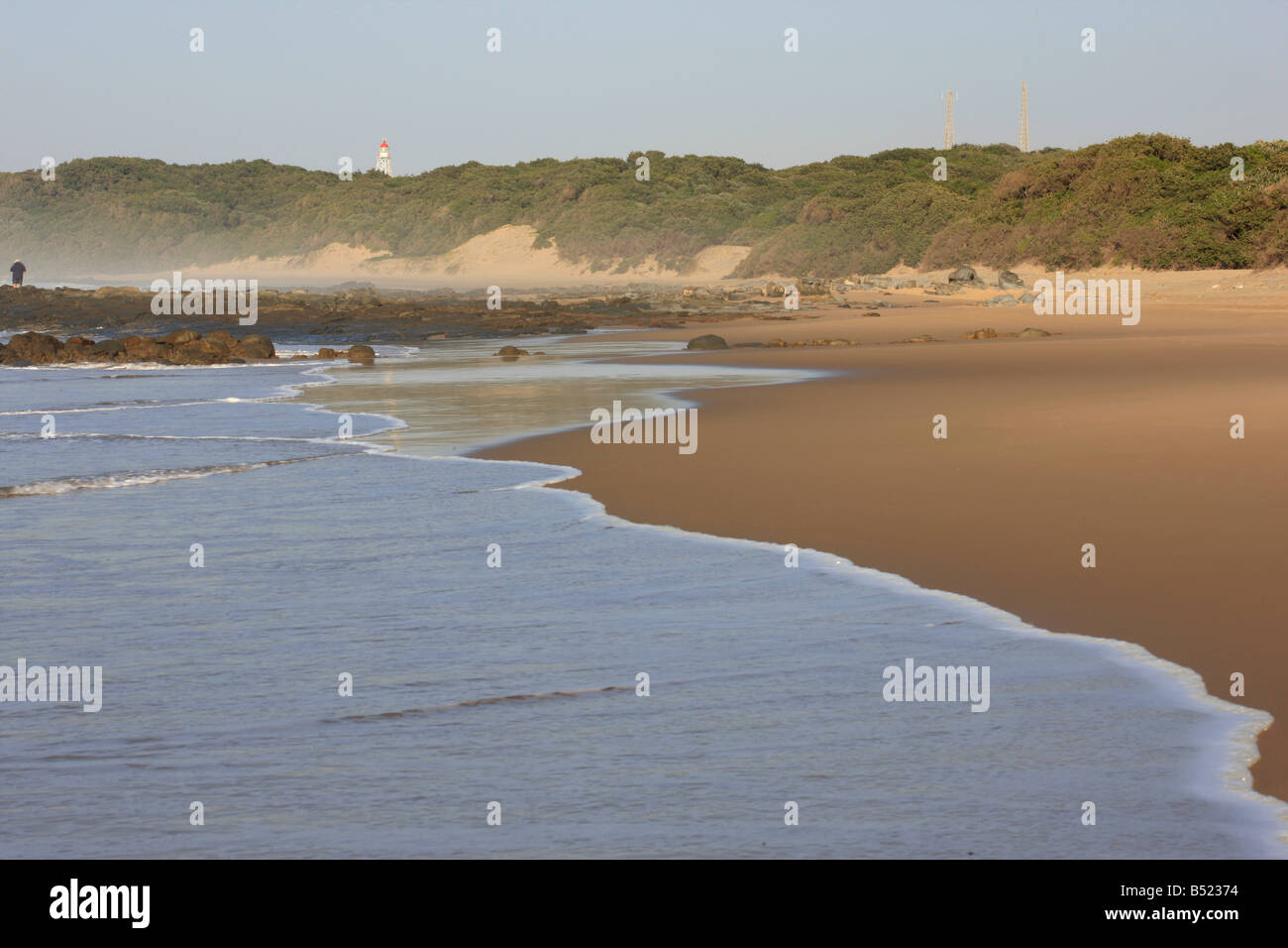 M'Bashee Lighthouse, South Africa Stock Photo - Alamy