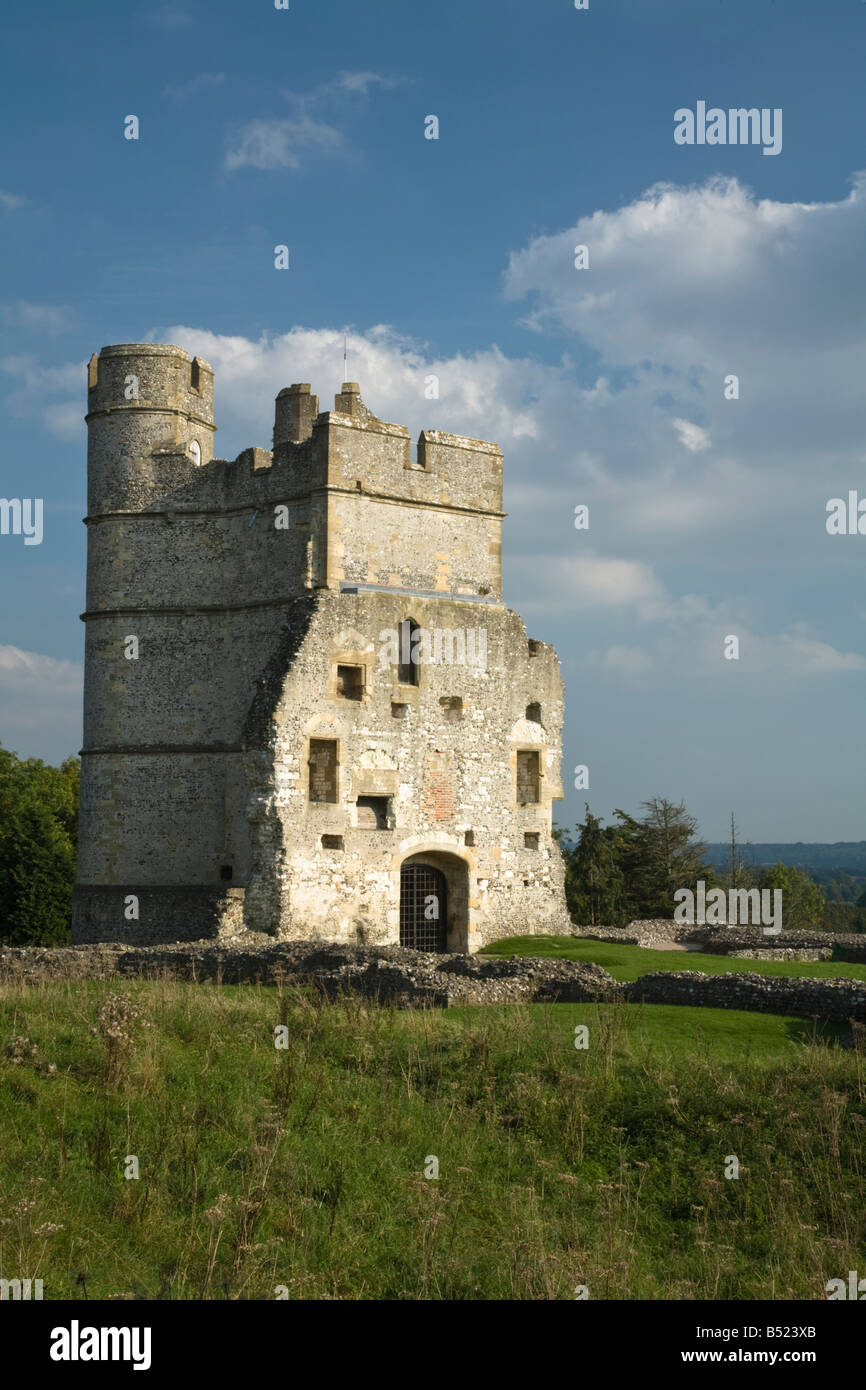 Donnington Castle Newbury Berkshire Uk Stock Photo - Alamy