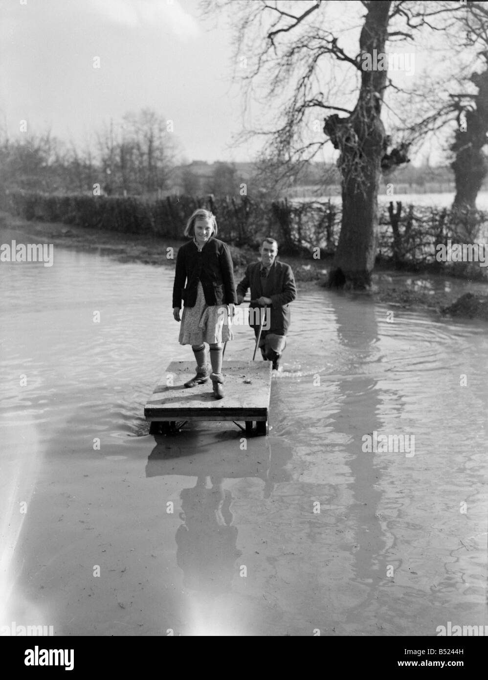 Summer floods Black and White Stock Photos & Images - Alamy