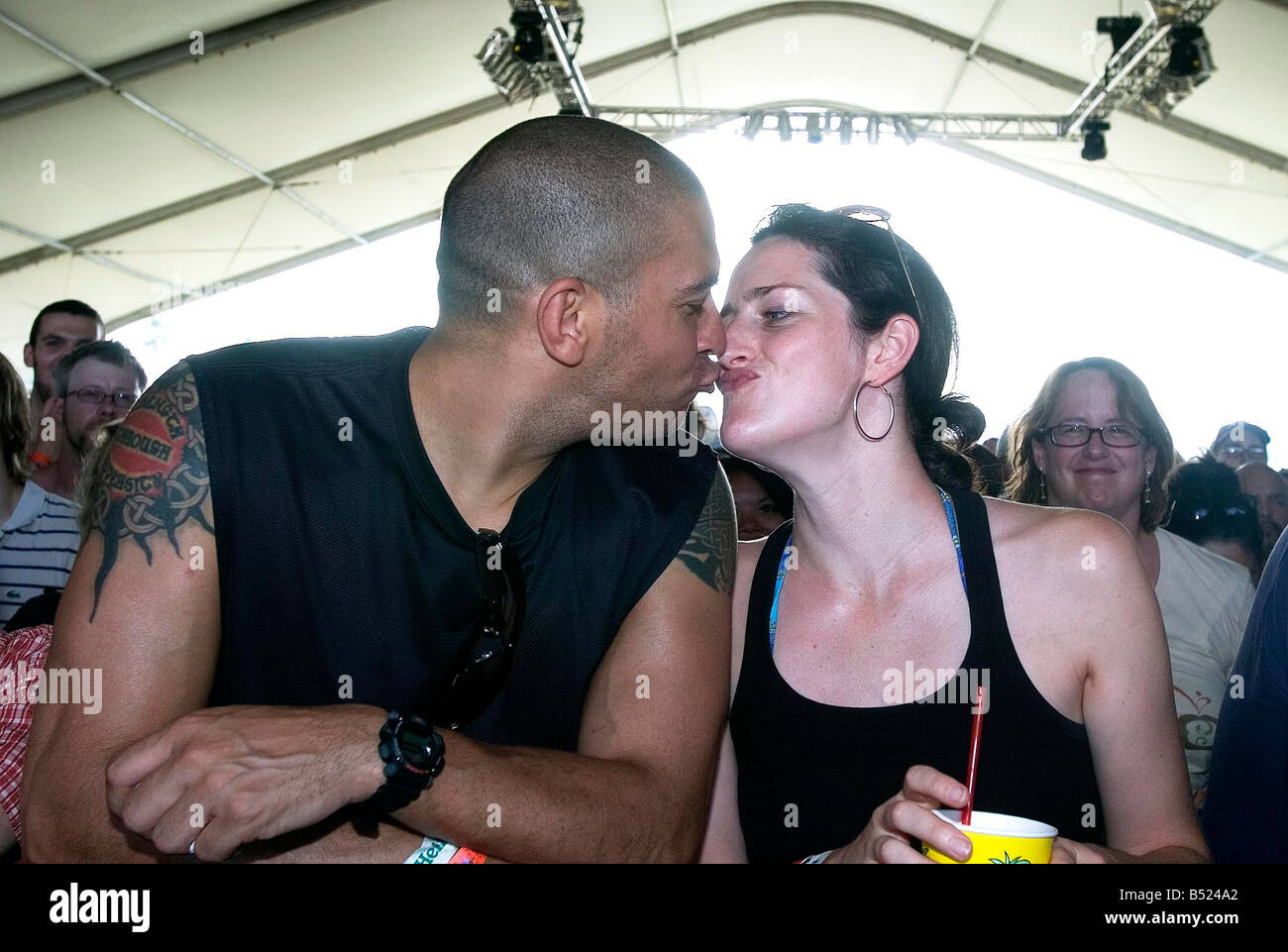 Coachella music festival in Californa.;Ex British soccer star Stan ...