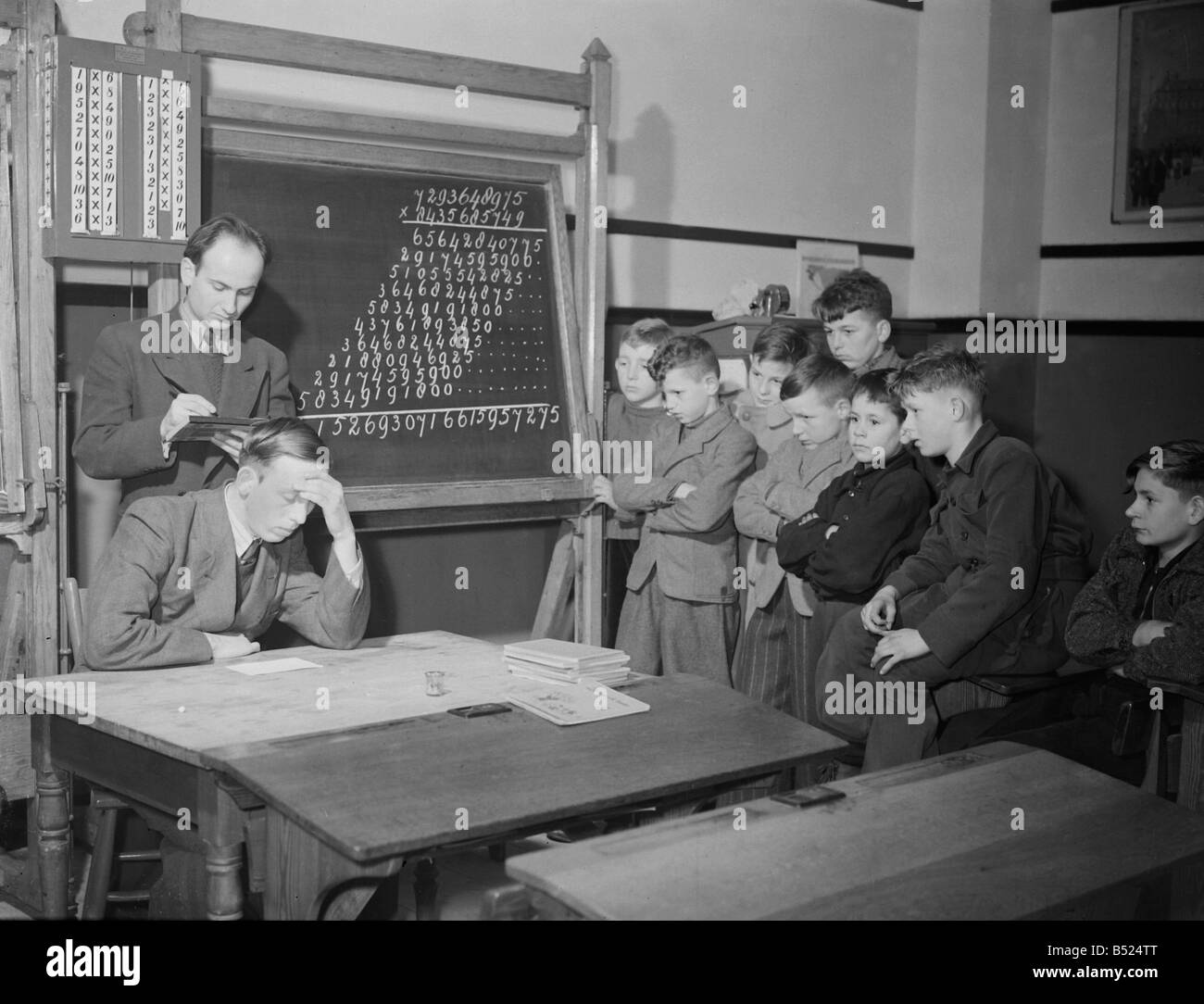 1950s teacher hi-res stock photography and images - Alamy