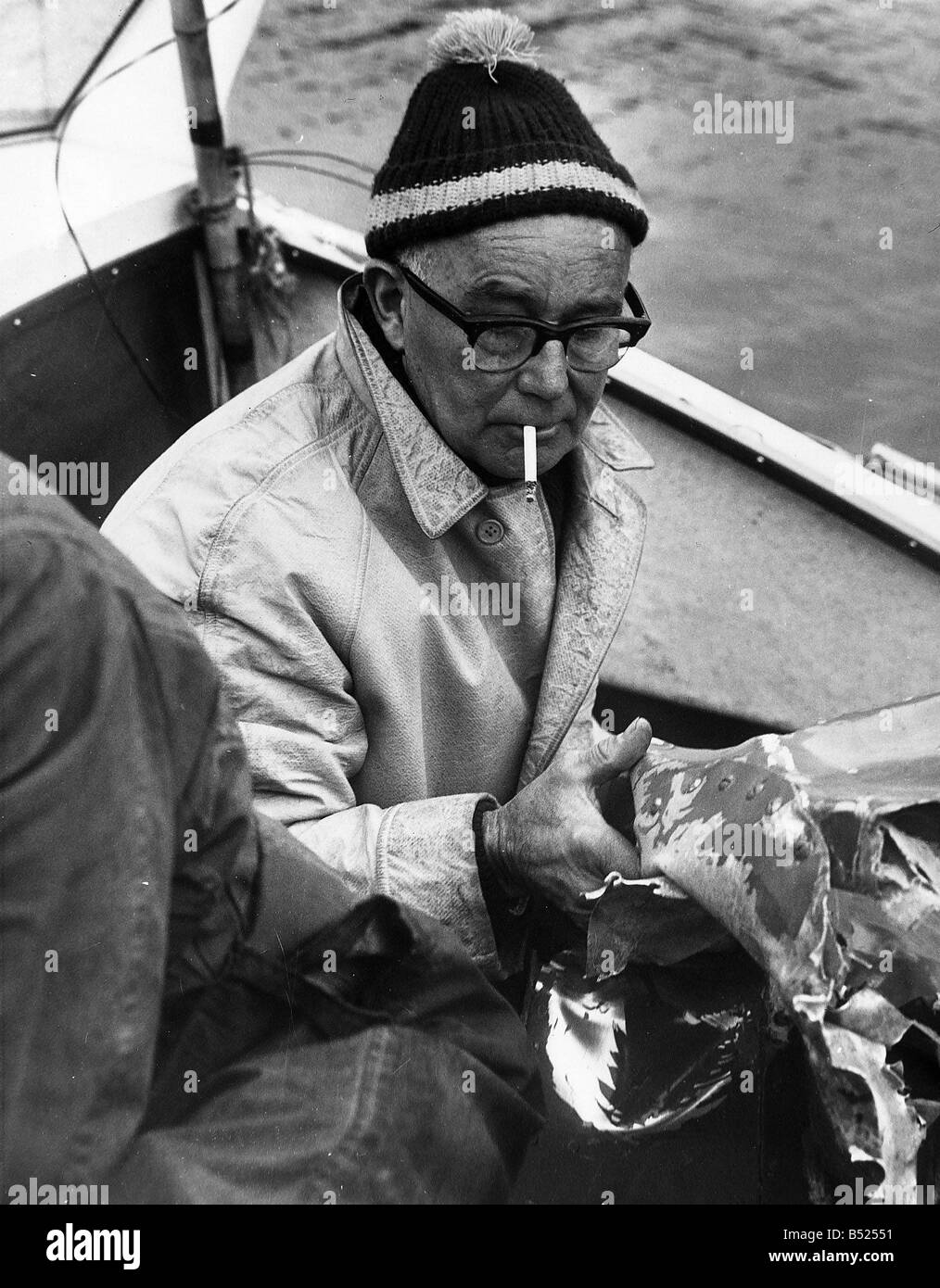 Leo Villa chief mechanic picks up wreckage from Bluebird after Donald ...