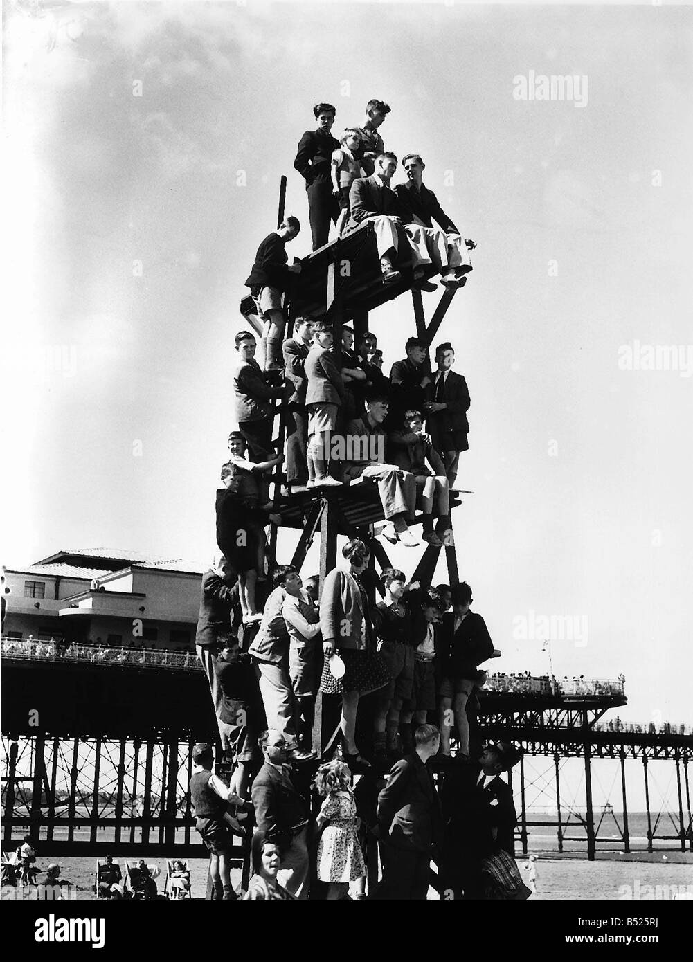 People at Butlins Holiday Camp Stock Photo - Alamy