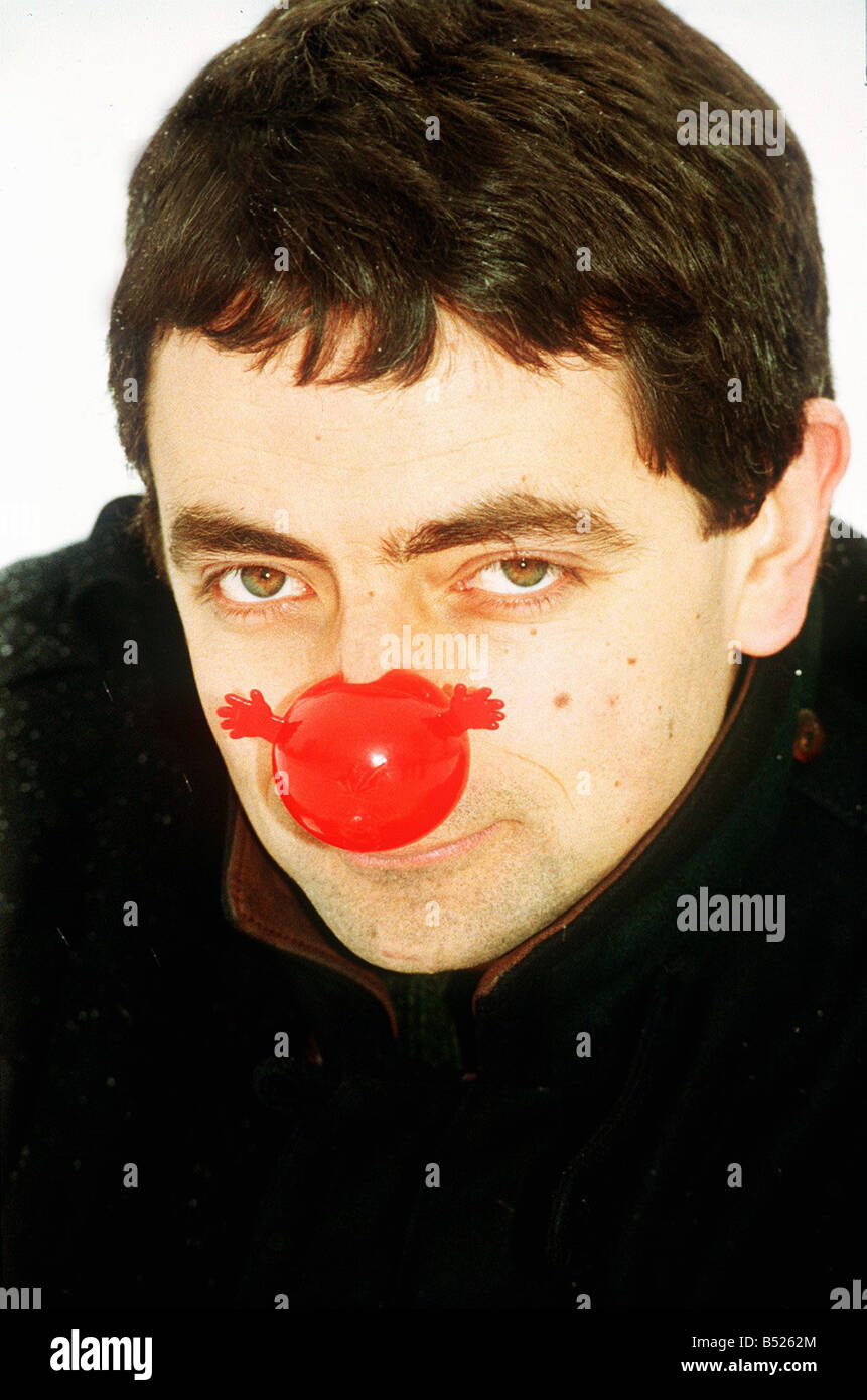 Rowan Atkinson comedian Comic Relief 3 Stock Photo - Alamy