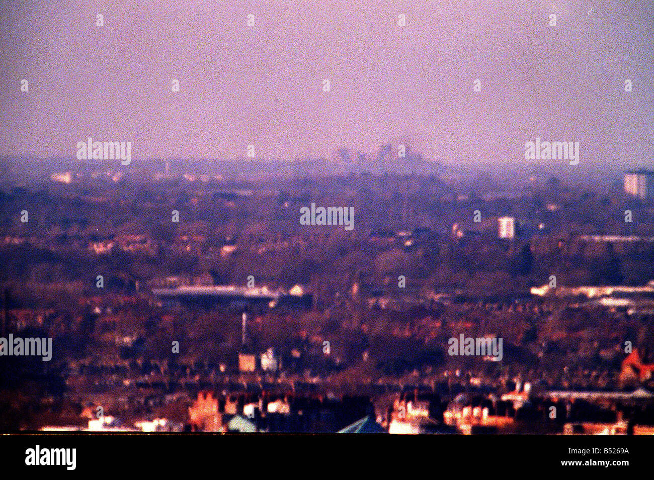 Millennium Wheel February 2000 Views of London Skyline from the top of ...