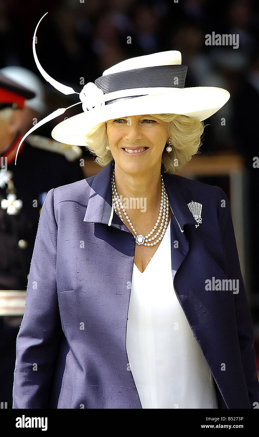 Camilla Duchess of Cornwall at the naming and roll out ceremony for new ...