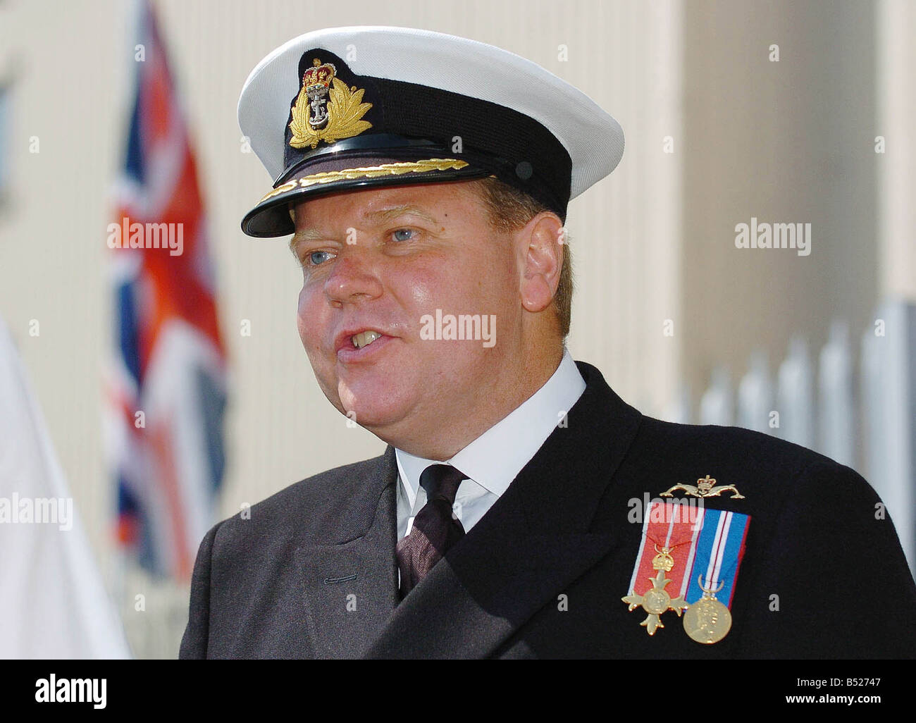 Commander Mike Wallicker at the naming and roll out ceremony for new ...