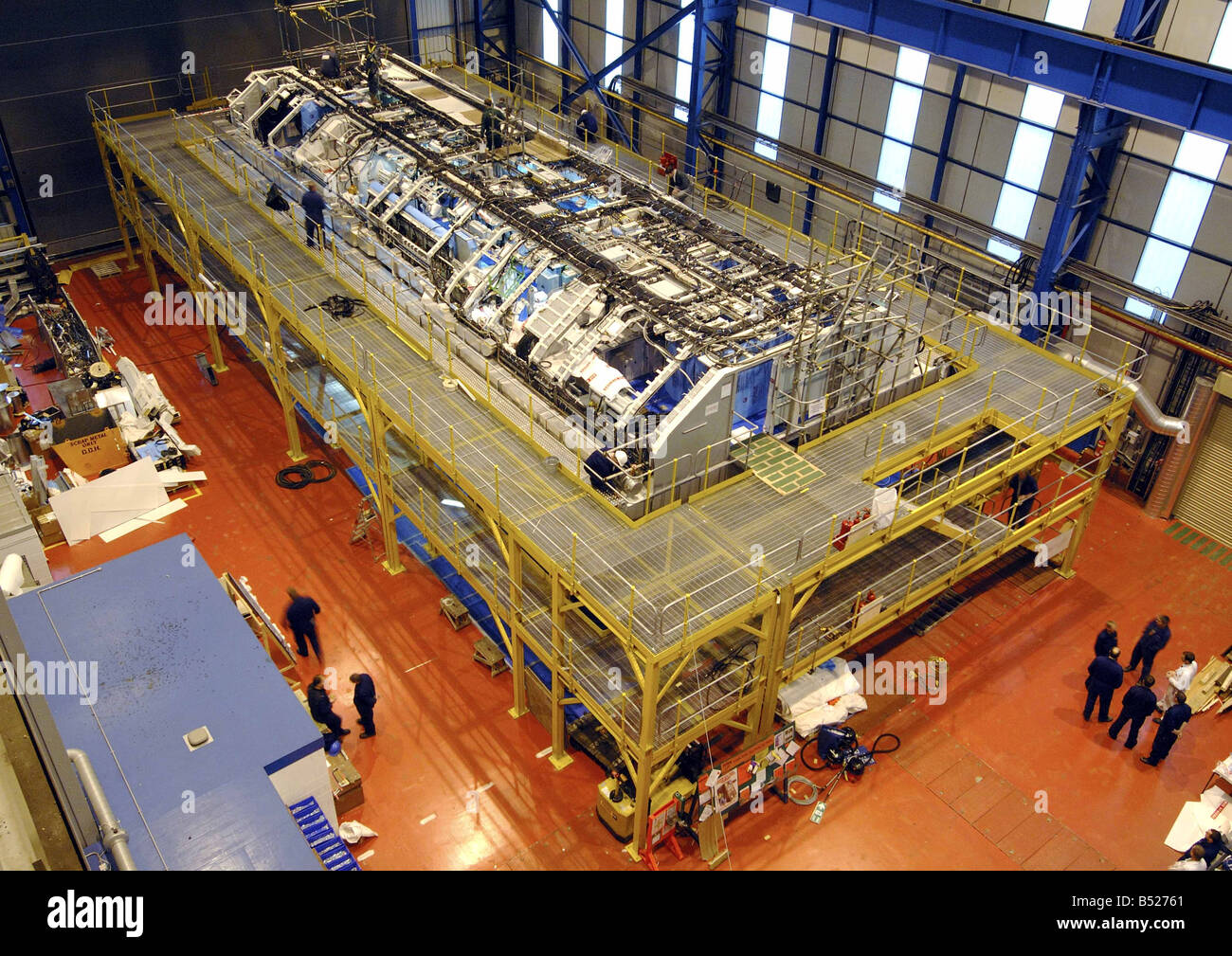 Construction of attack submarine H M S Astute at Barrow in Furness ...
