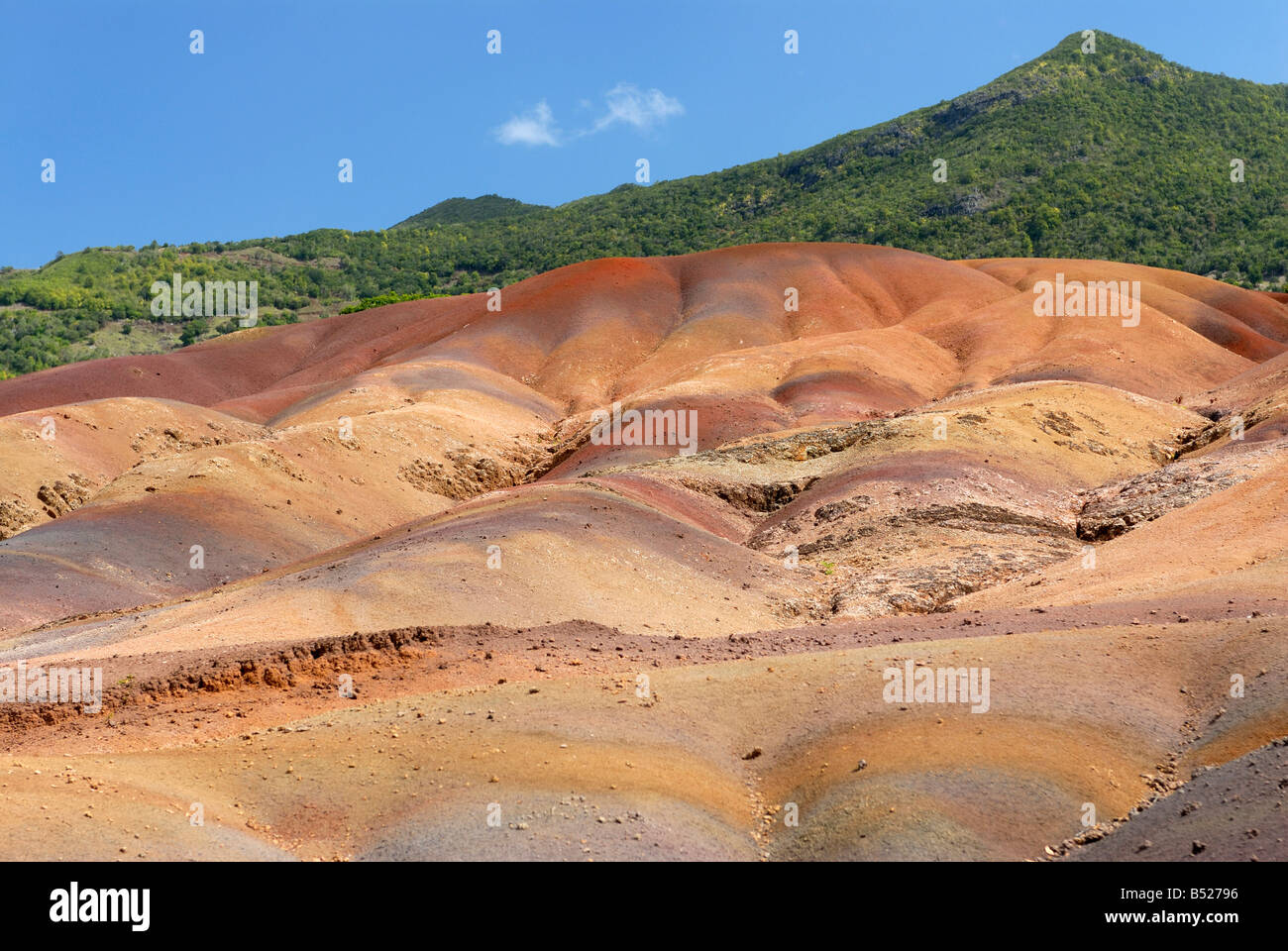 Colourful rock formations of Cachamel Mauritius Stock Photo - Alamy
