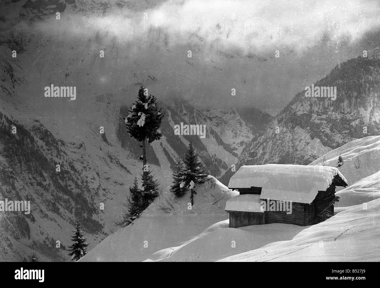 Murren snow Black and White Stock Photos & Images - Alamy