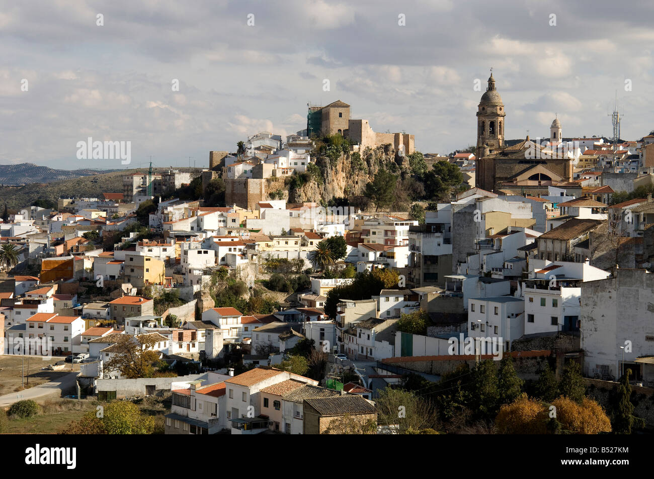 Spain, Andalucia. The historical center of Loja Stock Photo - Alamy