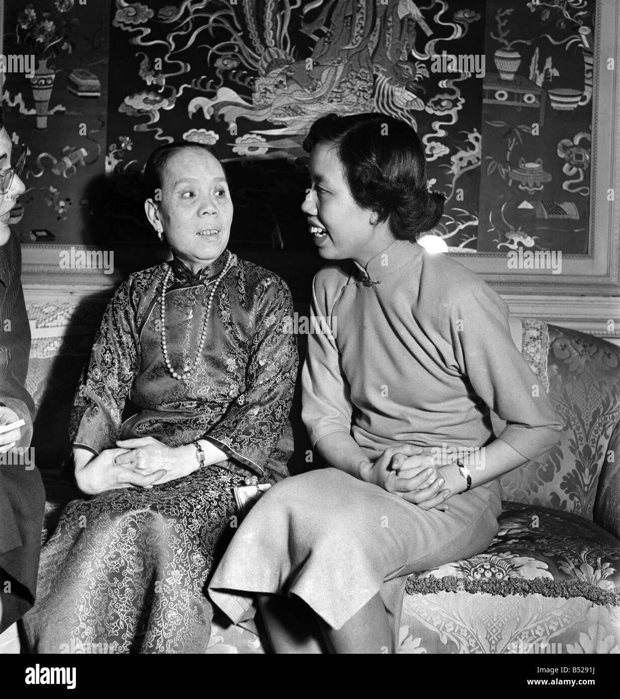 Dr. Cheng Tien Lsi, Chinese Ambassador in London with his wife. January ...