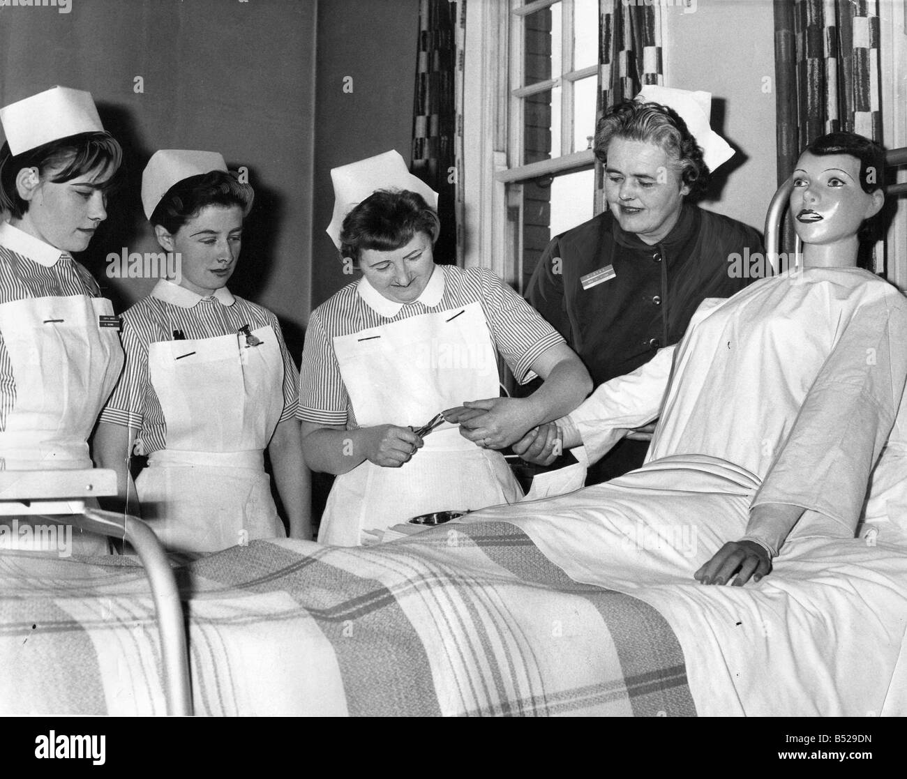 Nurse 1960s Black and White Stock Photos & Images - Alamy