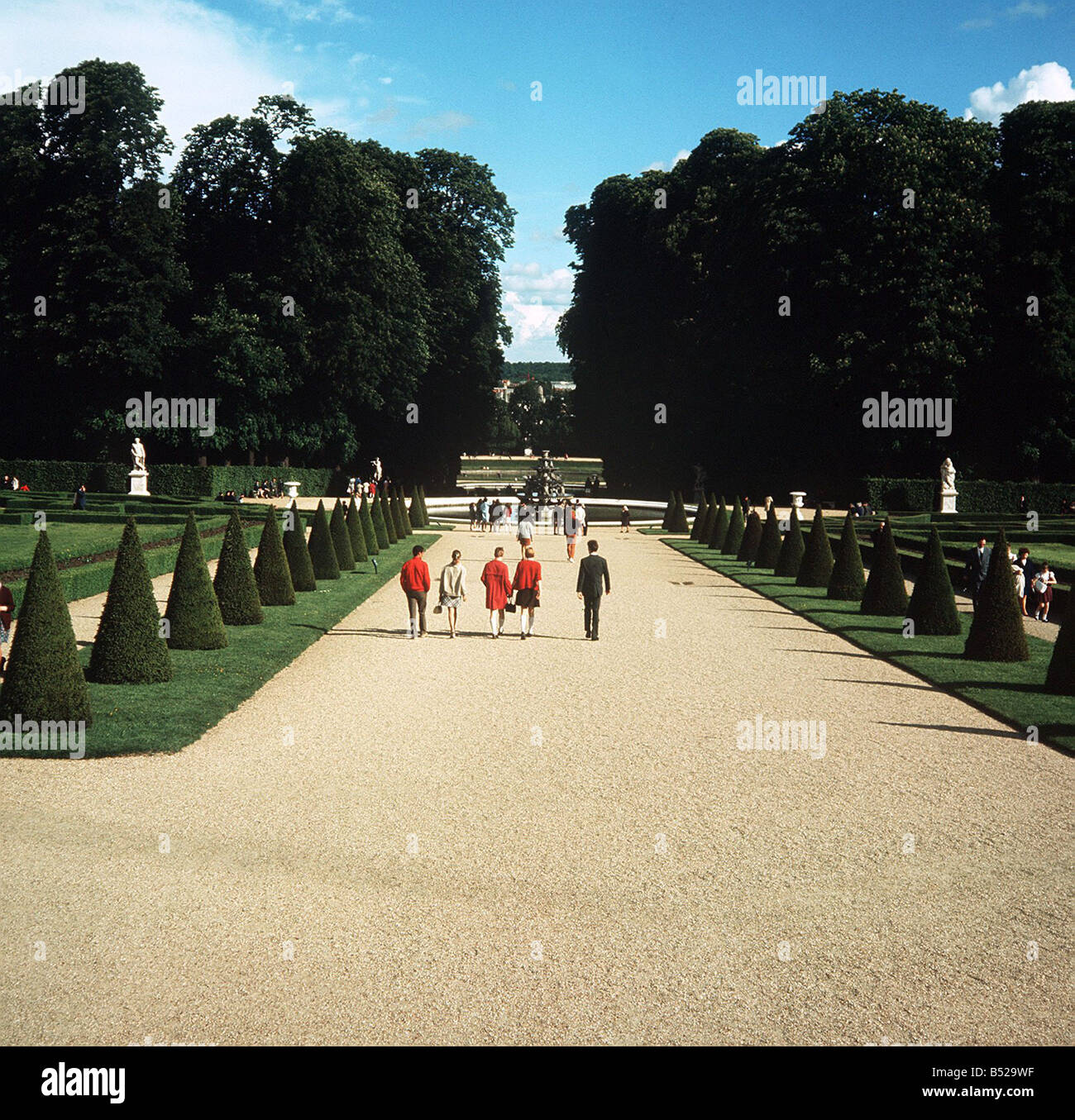 France Paris Gardens of the Palais de Versailles 1969 Stock Photo - Alamy