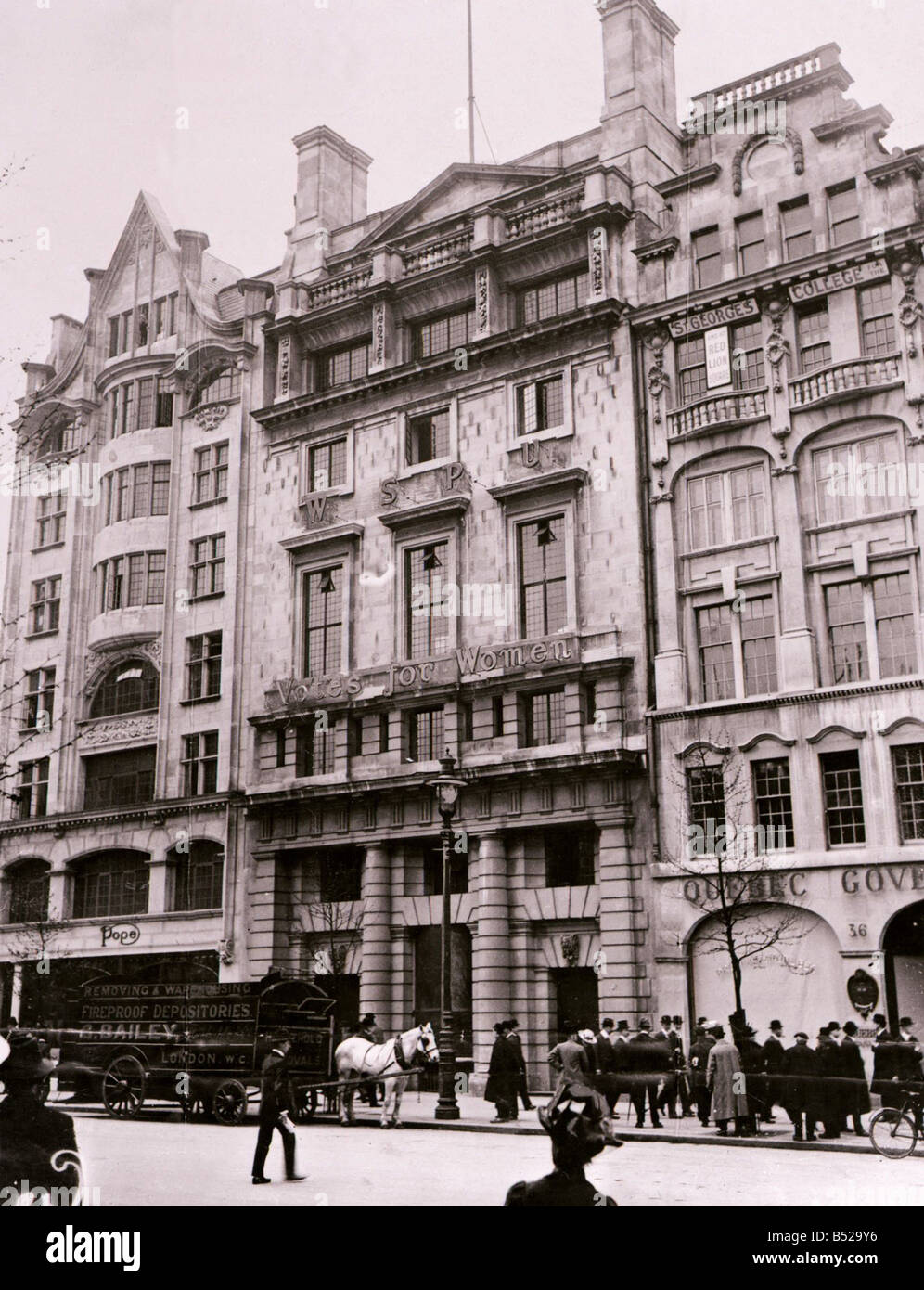 WSPU Headquarters in Kingsway London May 1913 Women s Social and ...