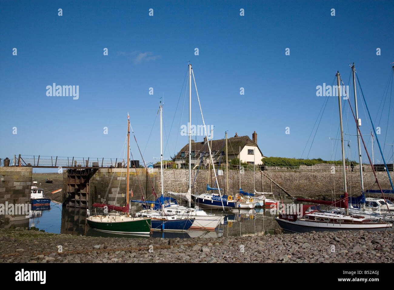 Porlock Weir, North Devon, UK Stock Photo - Alamy