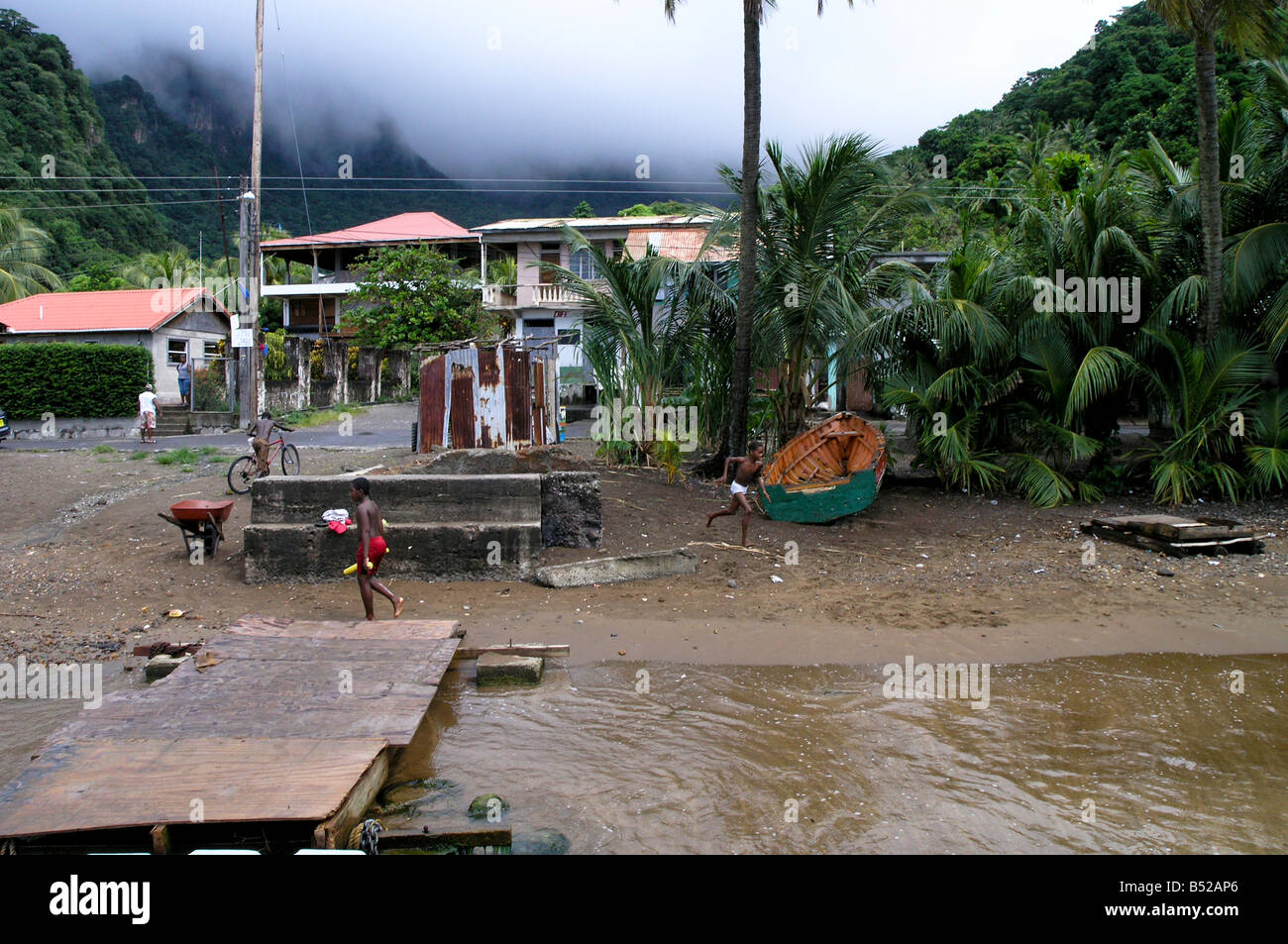Soufriere Commonweath of Dominica Stock Photo - Alamy