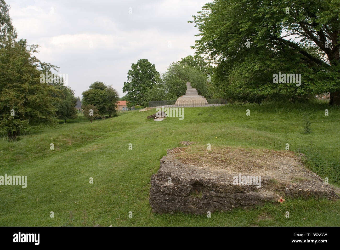 First World War Memorial to the British 14th Light Division on Hill 60 ...