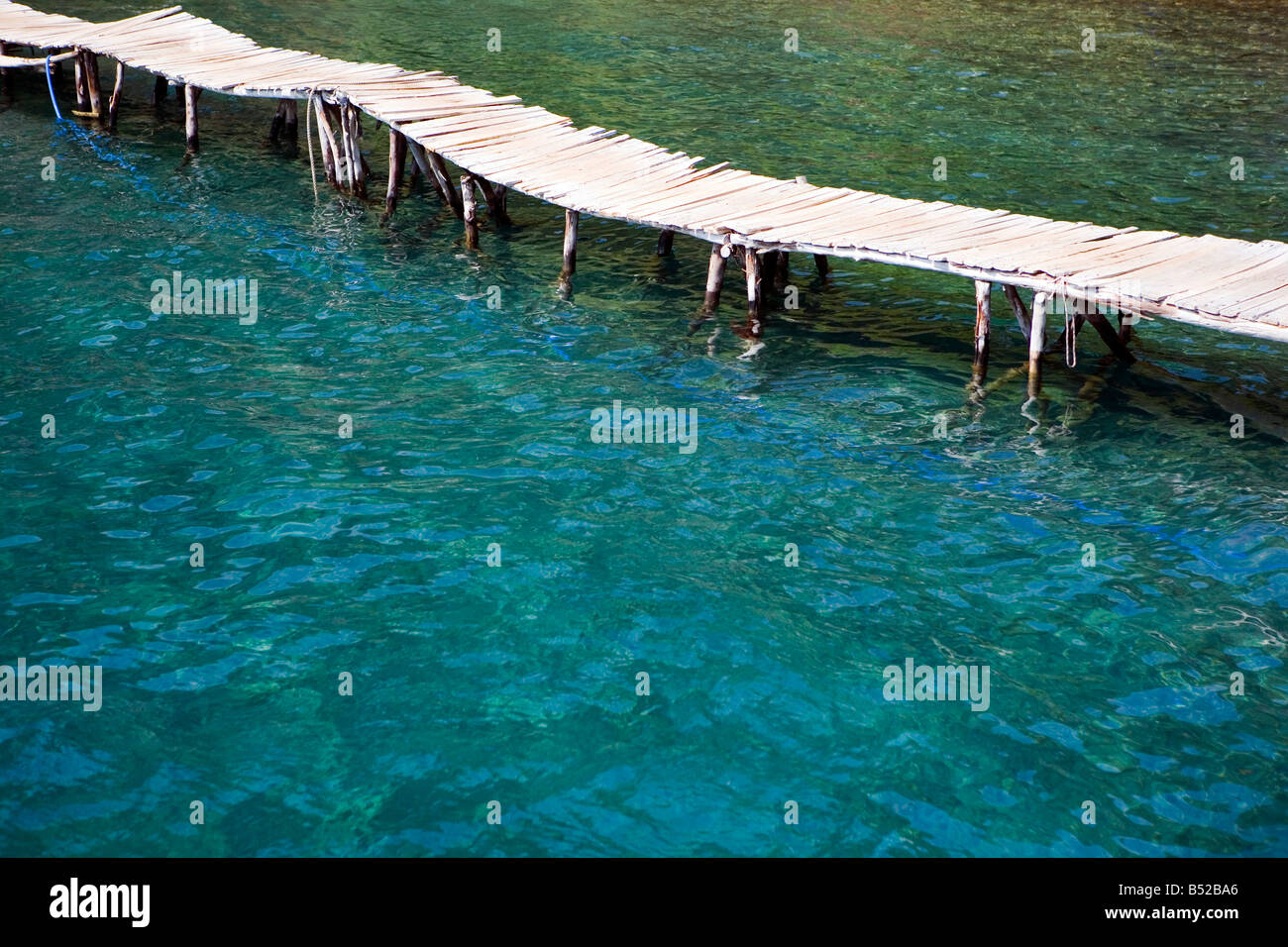 Old wooden pier Stock Photo - Alamy