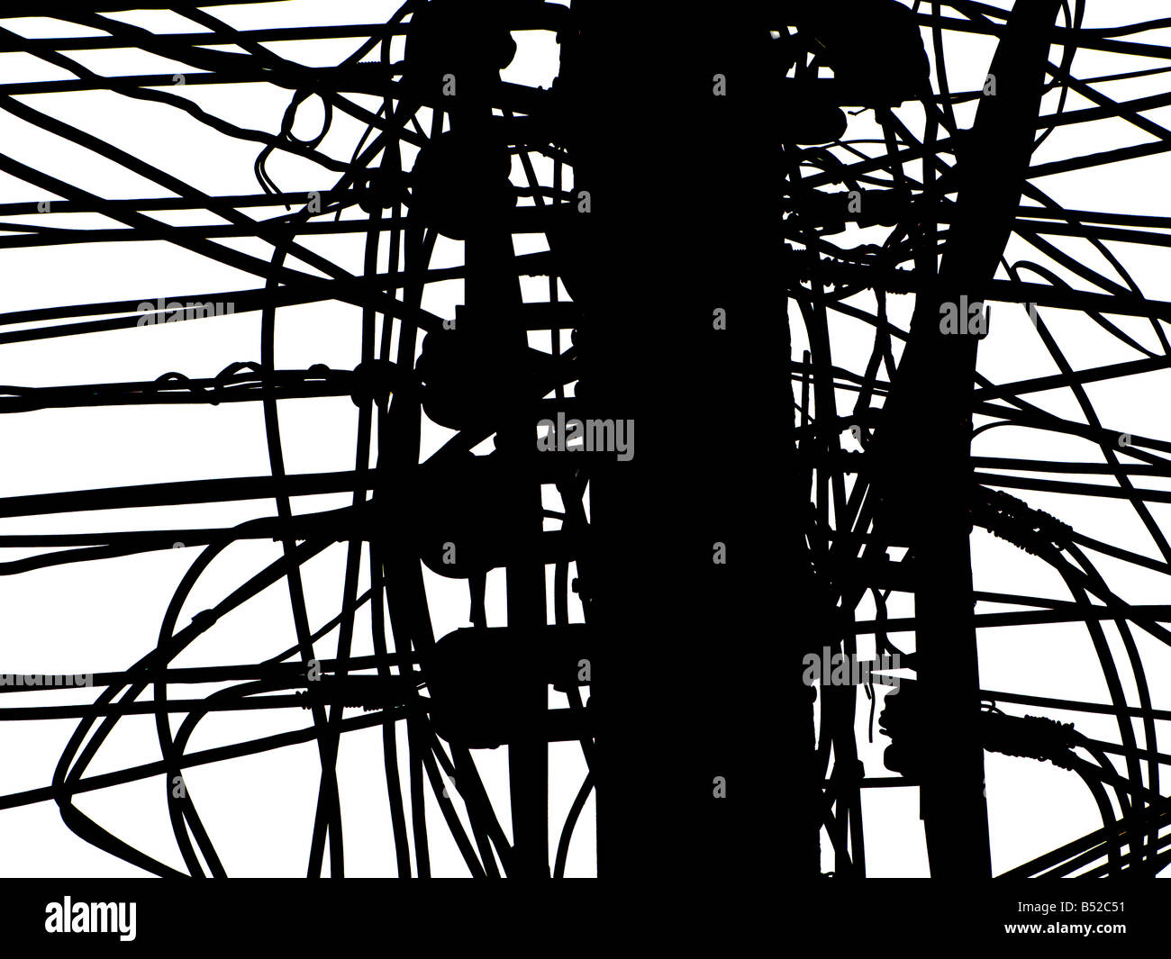 Abstract electric Black and White Stock Photos & Images - Alamy