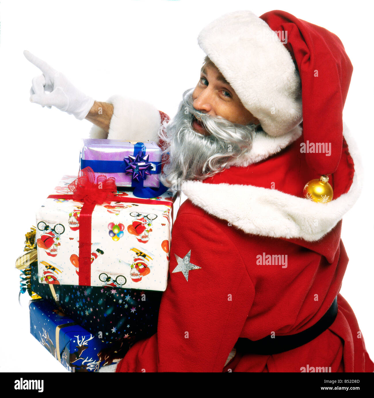 Santa claus presents hi-res stock photography and images - Alamy