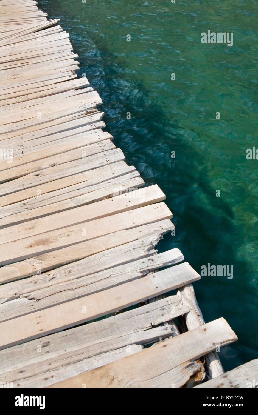 Old wooden pier Stock Photo - Alamy