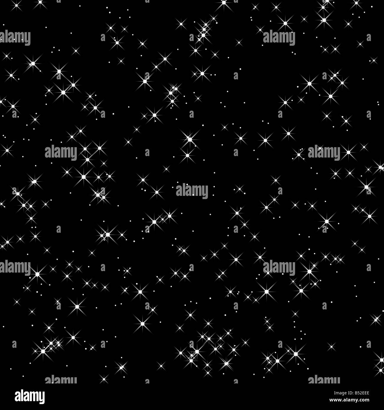 Starry sky starry sky Black and White Stock Photos & Images - Alamy