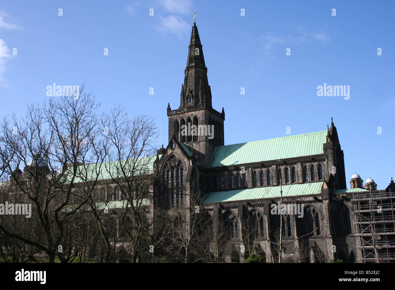 Gothic architecture of Glasgow cathedral Scotland Stock Photo - Alamy