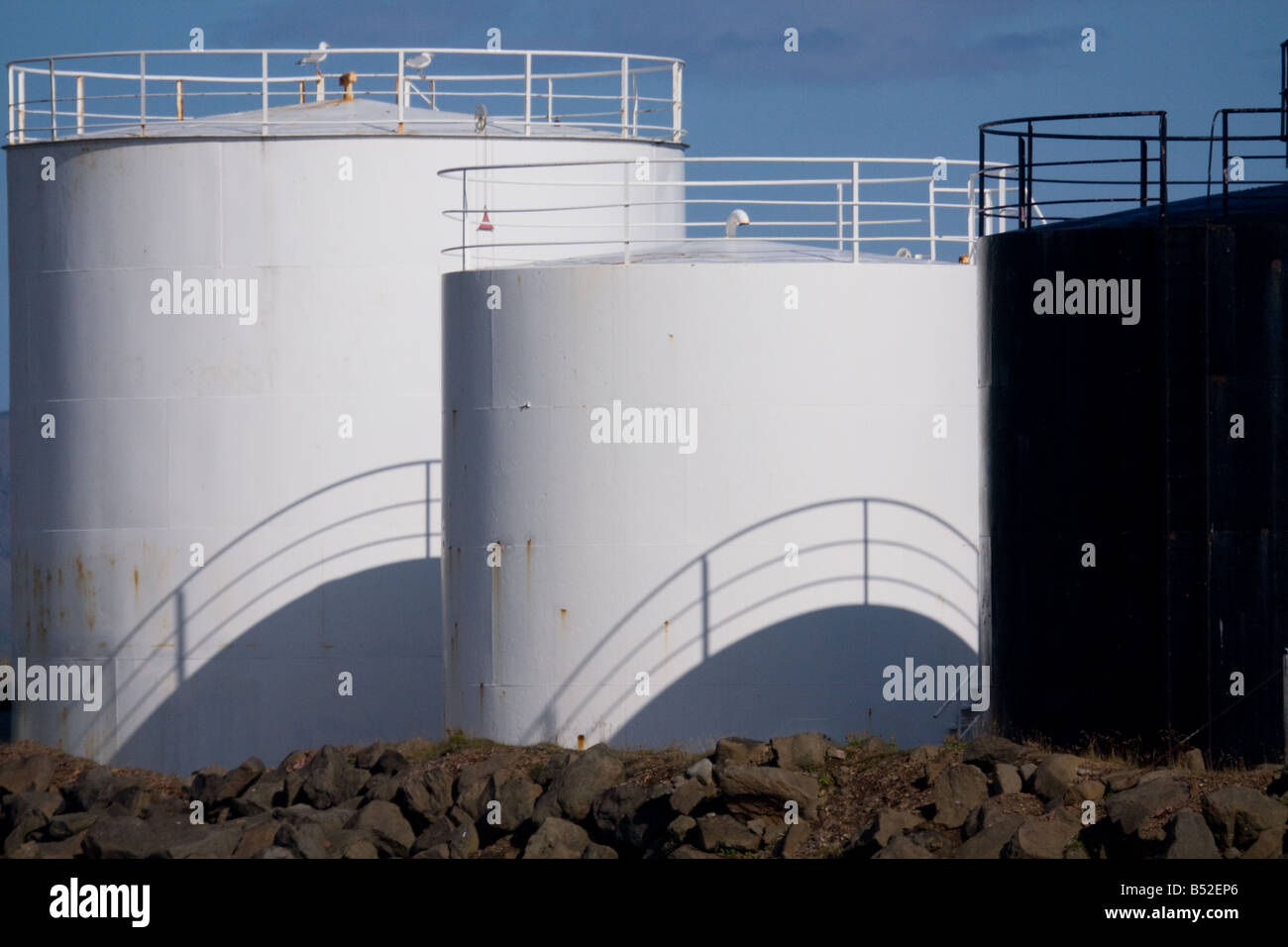 Cylindrical tanks hi-res stock photography and images - Alamy