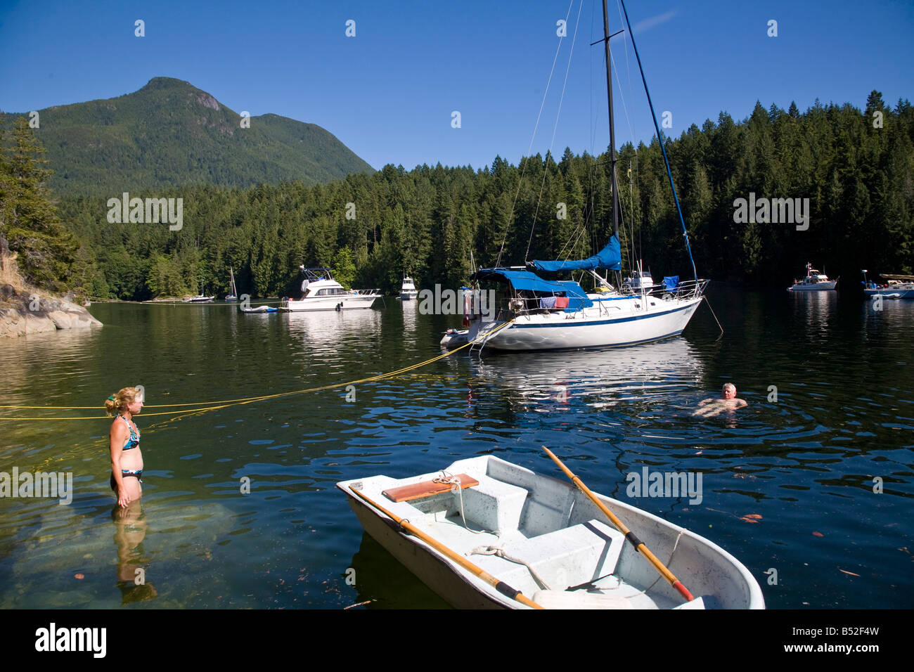 Melanie Cove Desolation Sound British Columbia Canada Stock Photo - Alamy