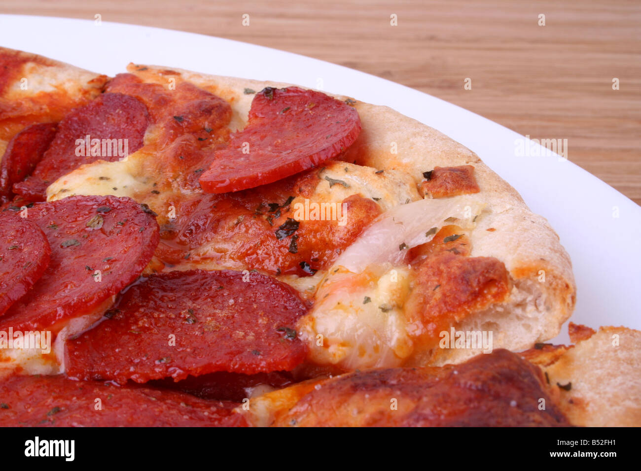 Pizza on a plate Stock Photo - Alamy