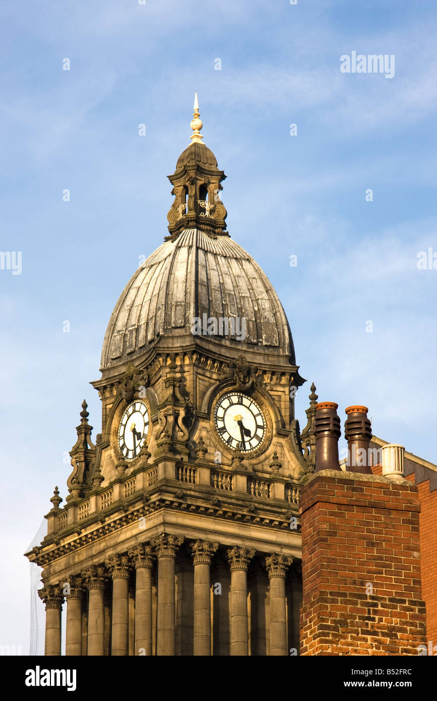 City Hall Clock, Leeds, West Yorkshire, England Stock Photo - Alamy