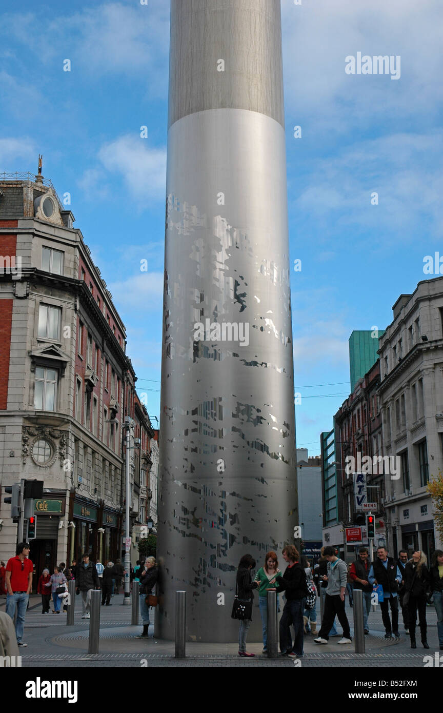 The Spire in O'Connell Street Dublin Ireland Stock Photo - Alamy