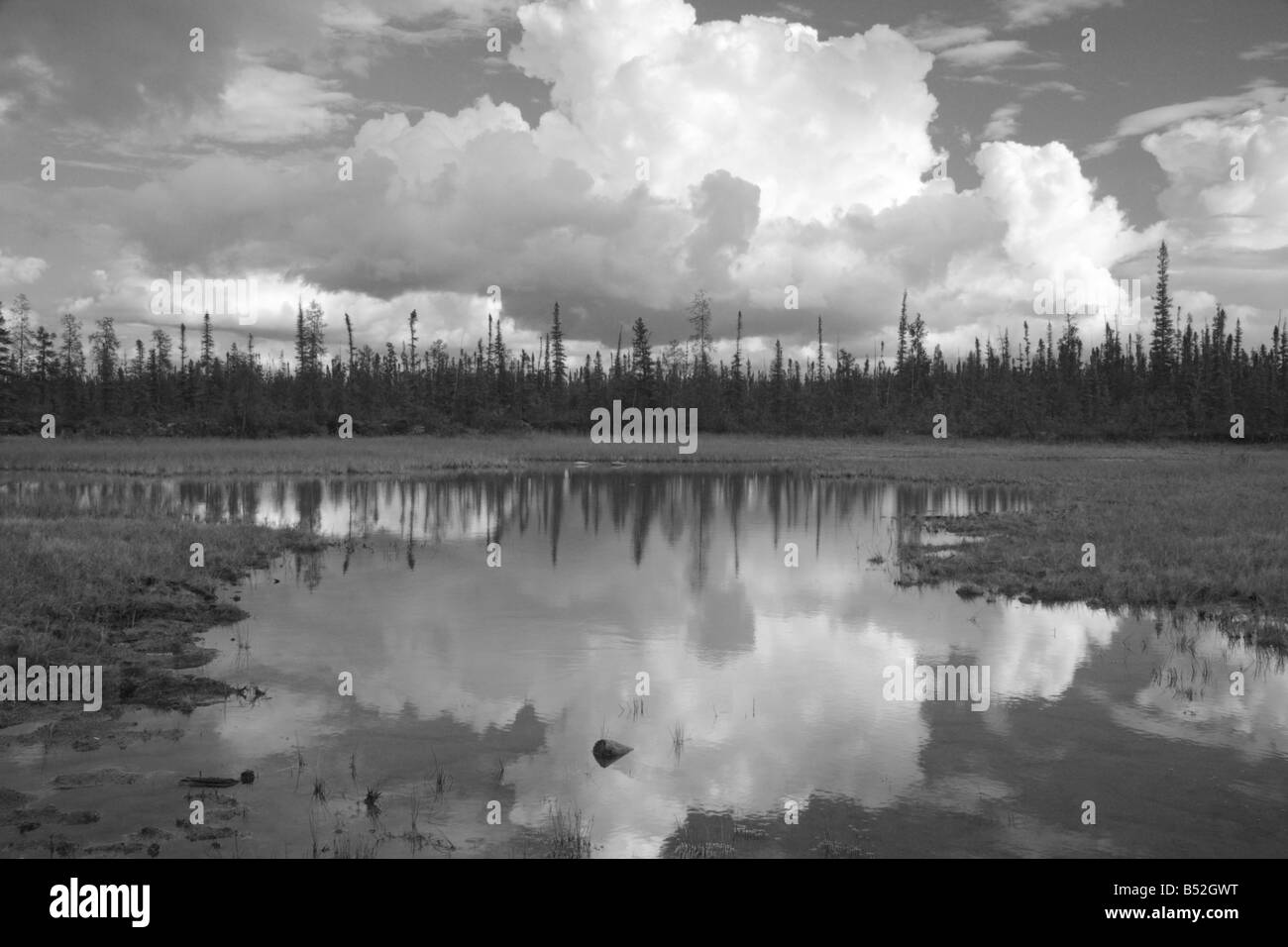 Cloud reflections Black and White Stock Photos & Images - Alamy