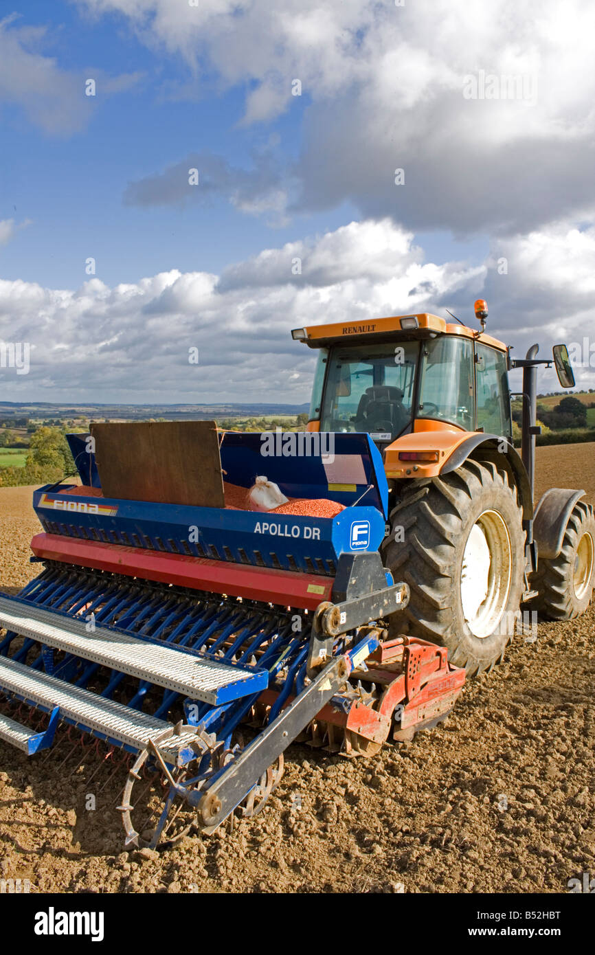 Farmer planting wheat seeds hi-res stock photography and images - Alamy