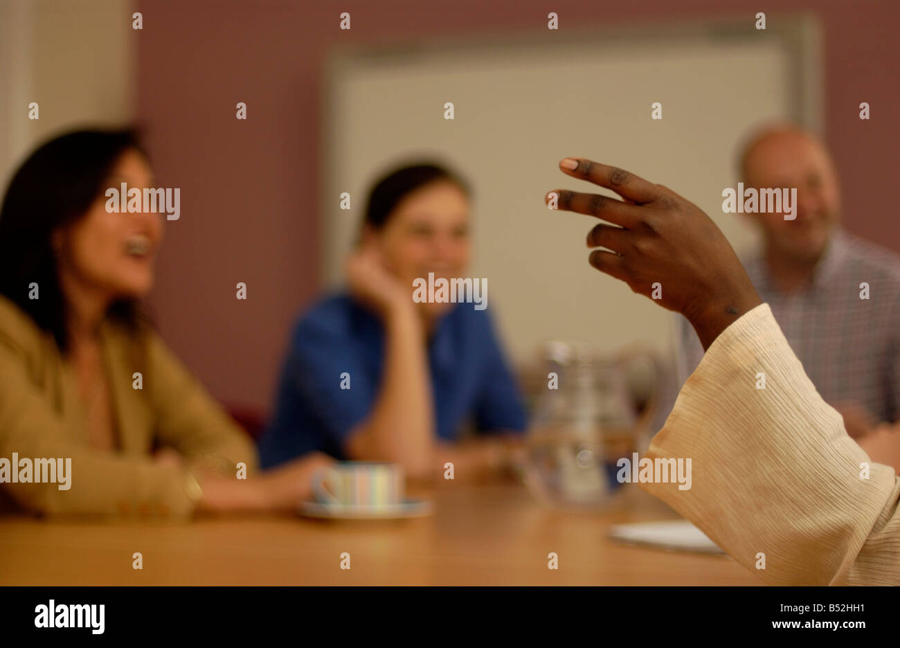 Gesture talking hi-res stock photography and images - Alamy