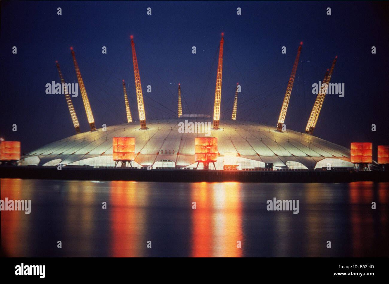 The Millennium Dome on Millennium Eve December 1999 Stock Photo - Alamy