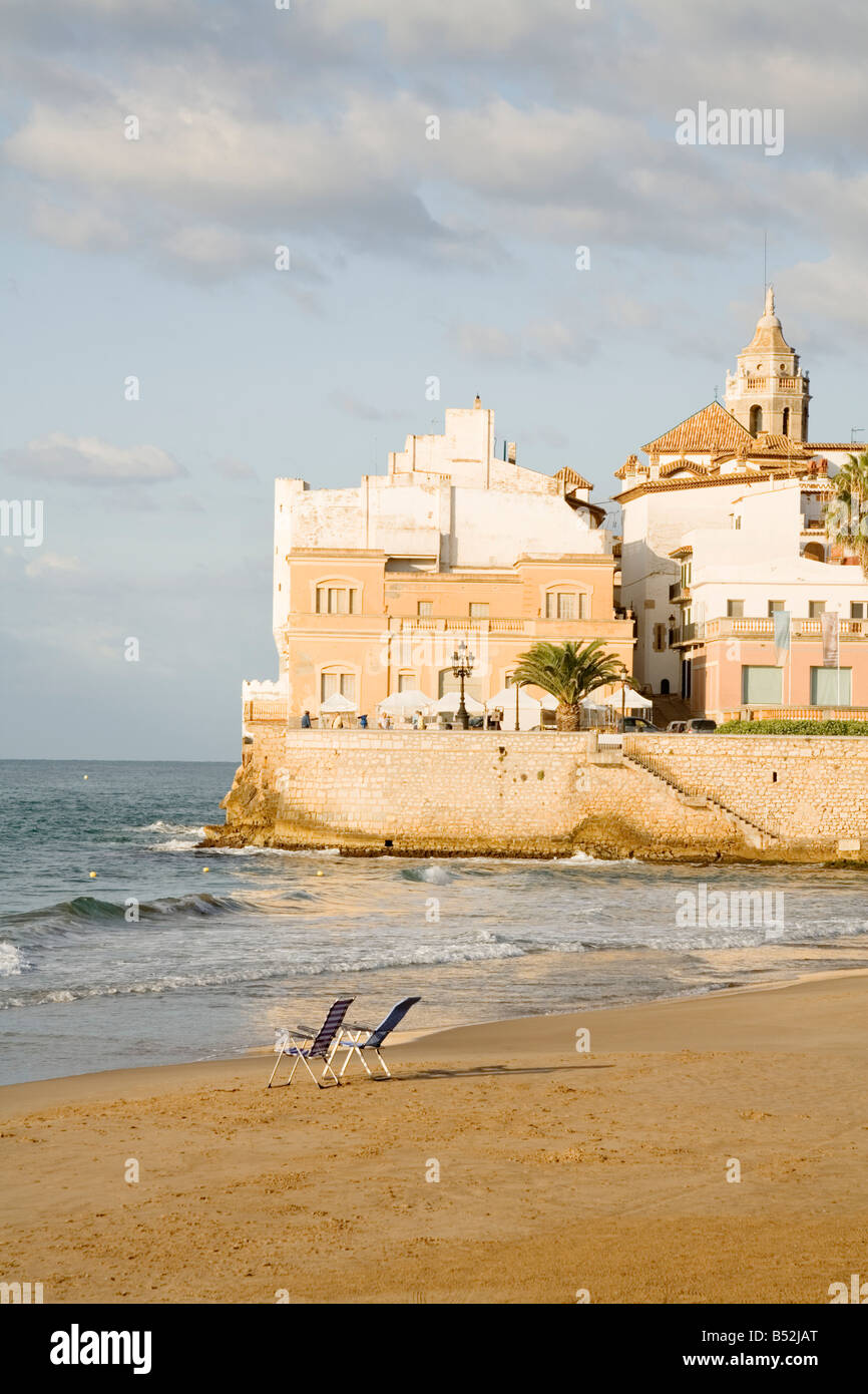 Sitges beach tourism hi-res stock photography and images - Alamy