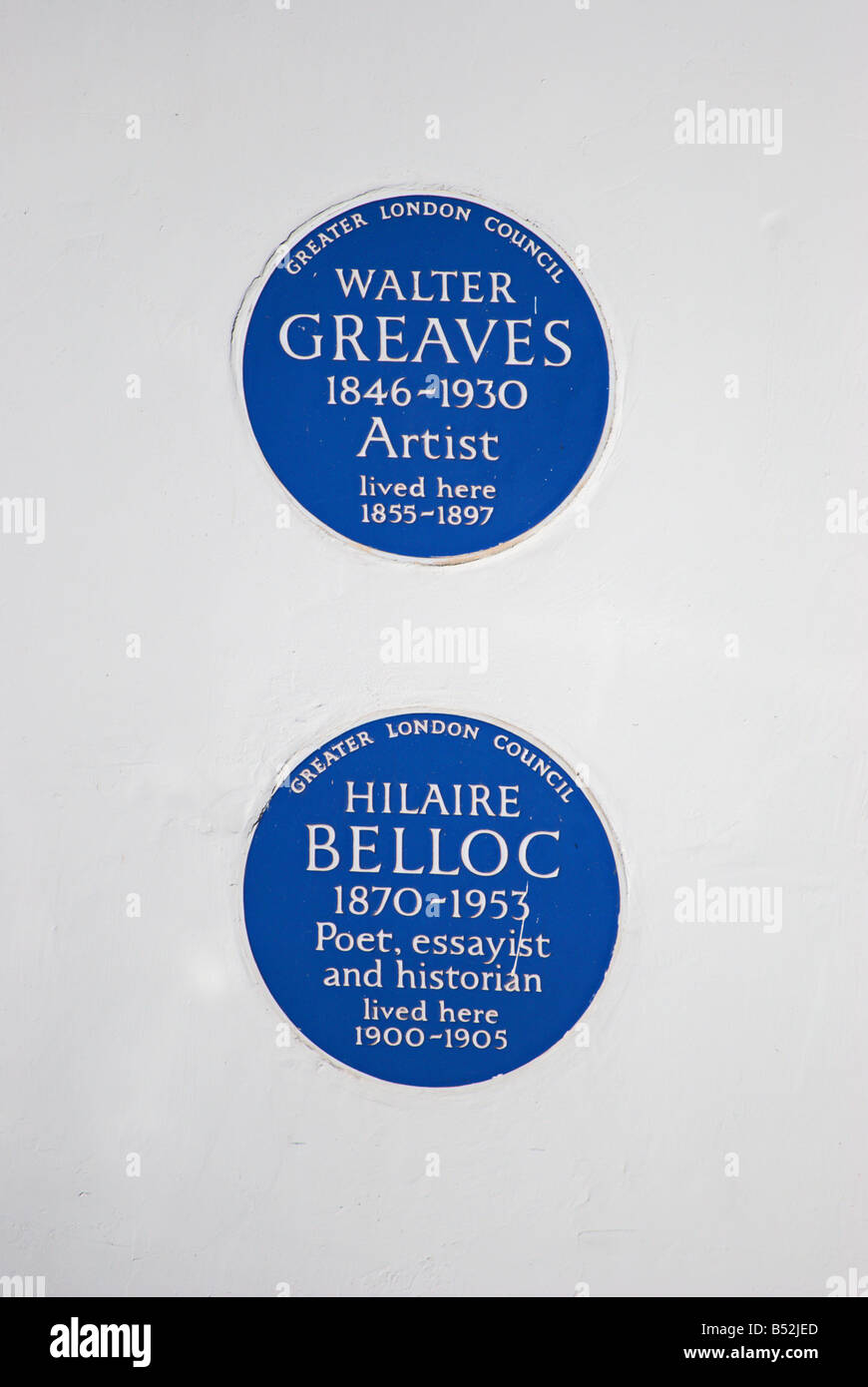 Blue plaque homes hi-res stock photography and images - Alamy
