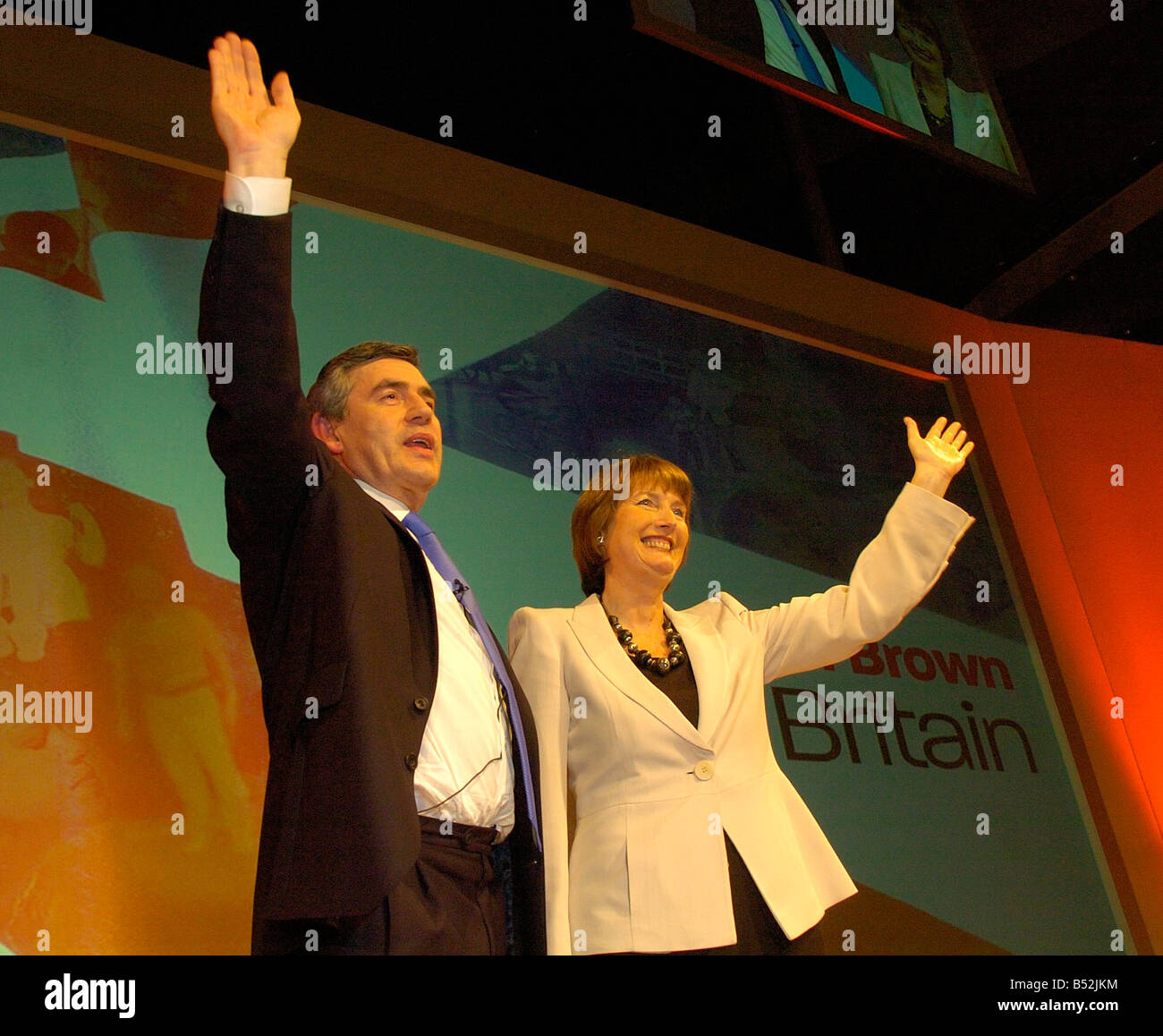 Labour Conference in Manchester - The new team...Gordon and Harriet ...