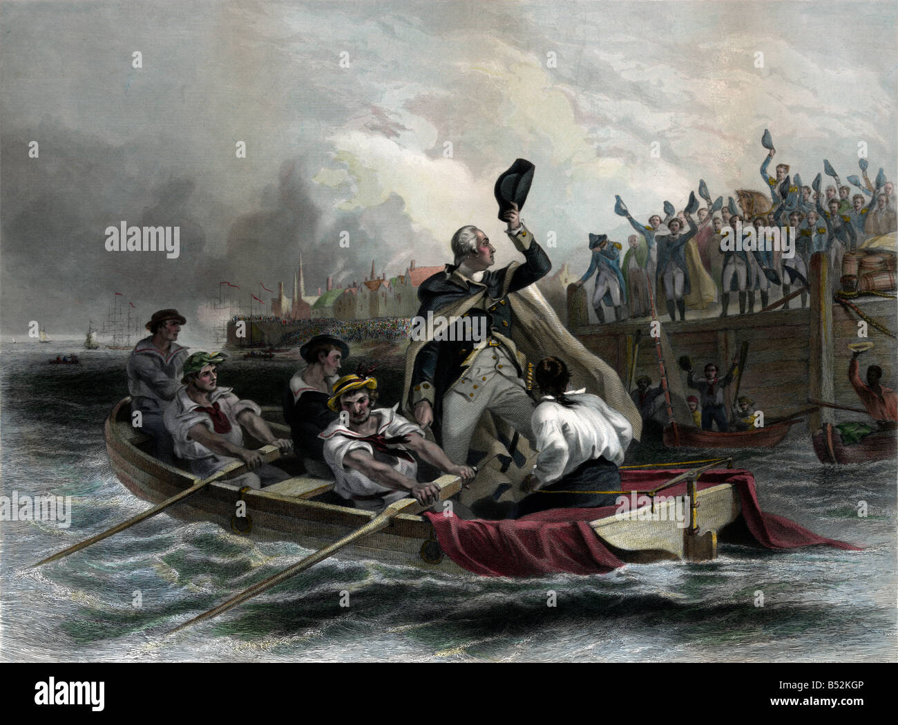 With a war won, Washington says farewell Stock Photo - Alamy