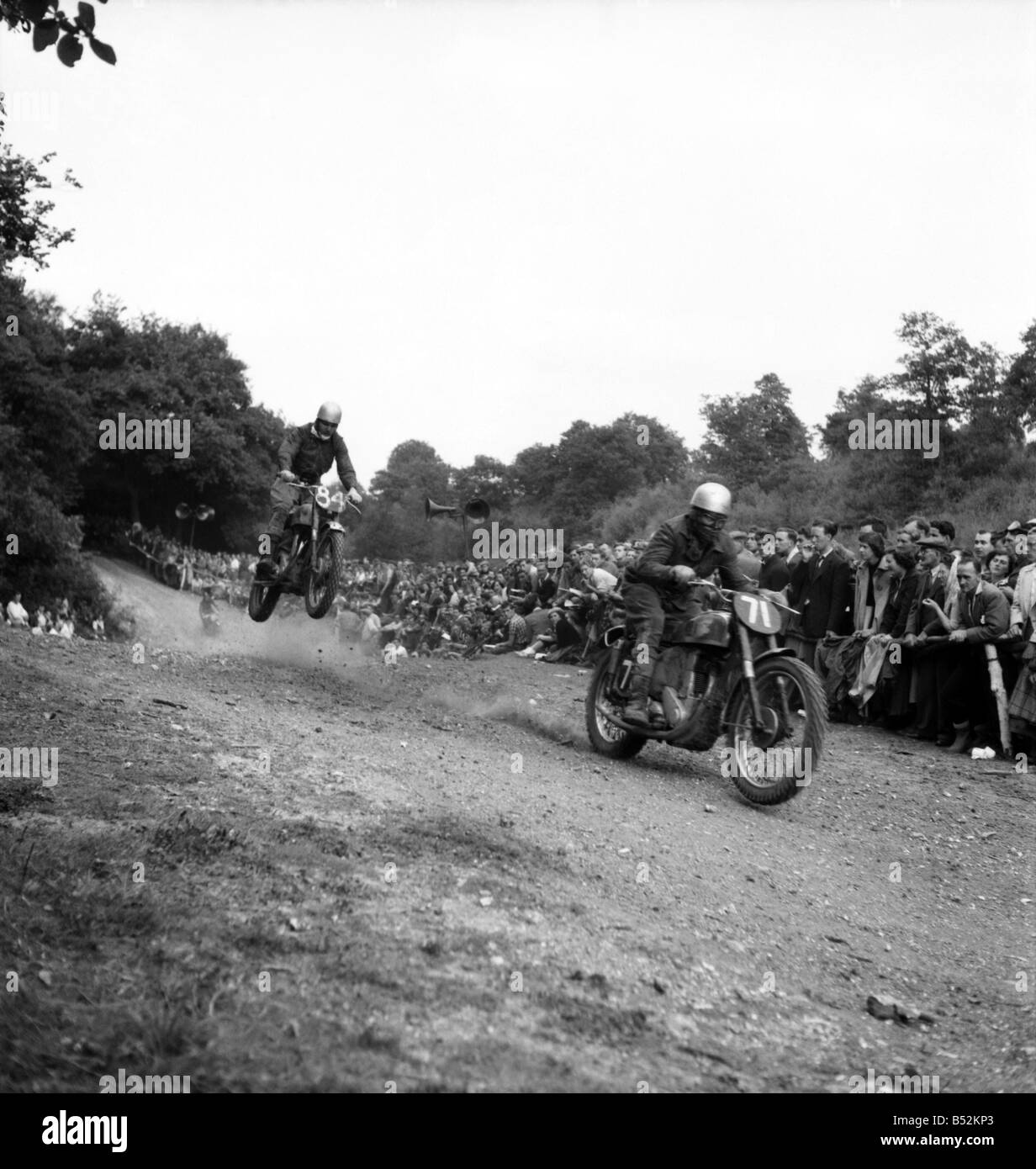 International. Motor Cycle "Scramble" at Brands Hatch. D. Cortis (Mid ...