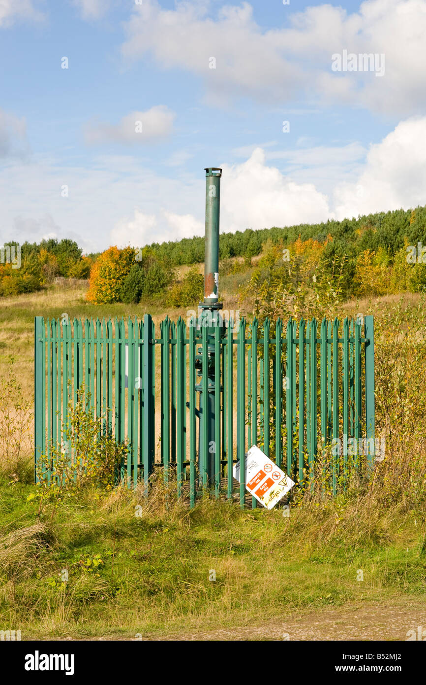 Methane gas venting stack hi-res stock photography and images - Alamy