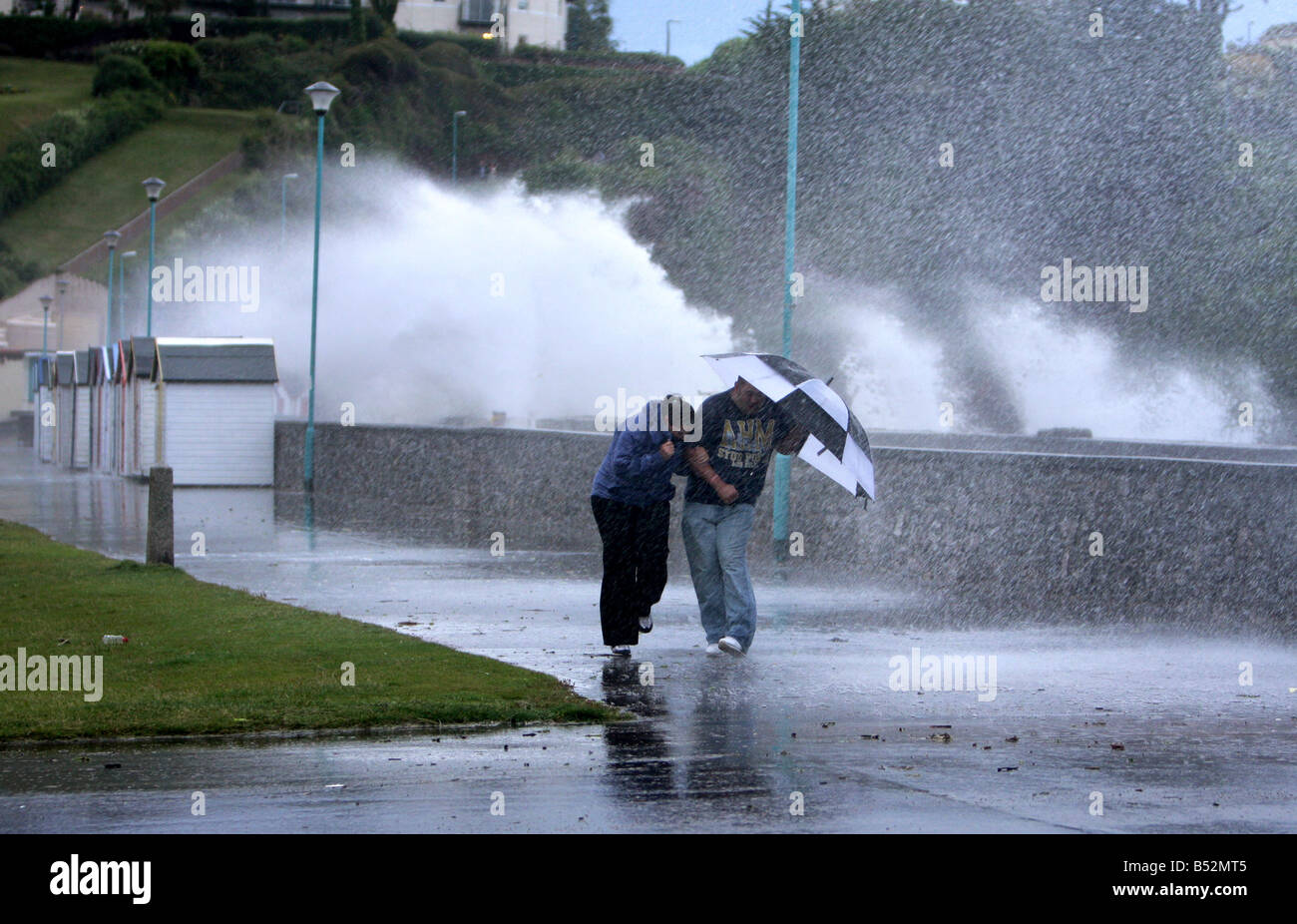 Bad weather at the sea hi-res stock photography and images - Alamy