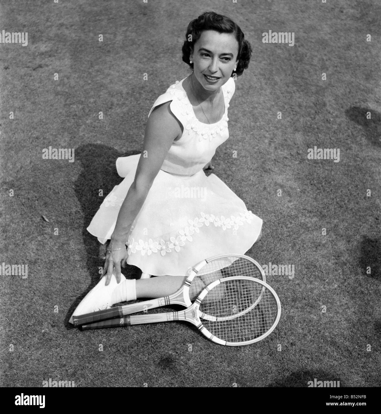 Sport Tennis. Miss Maria Weiss, Argentine Tennis Player. June 1953 ...