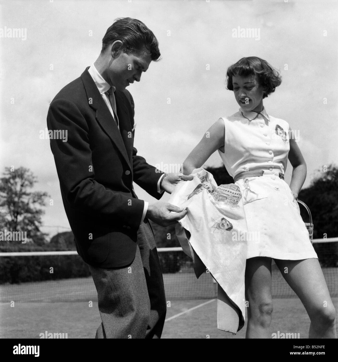 Sport Tennis. Miss Maria Weiss, Argentine Tennis Player. June 1953 ...