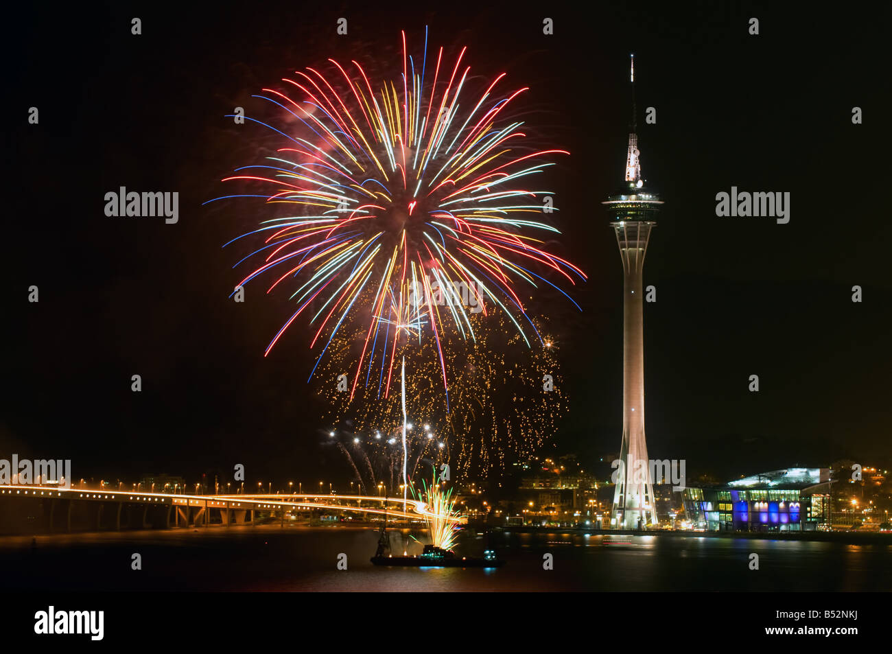 Macau fireworks hi-res stock photography and images - Alamy
