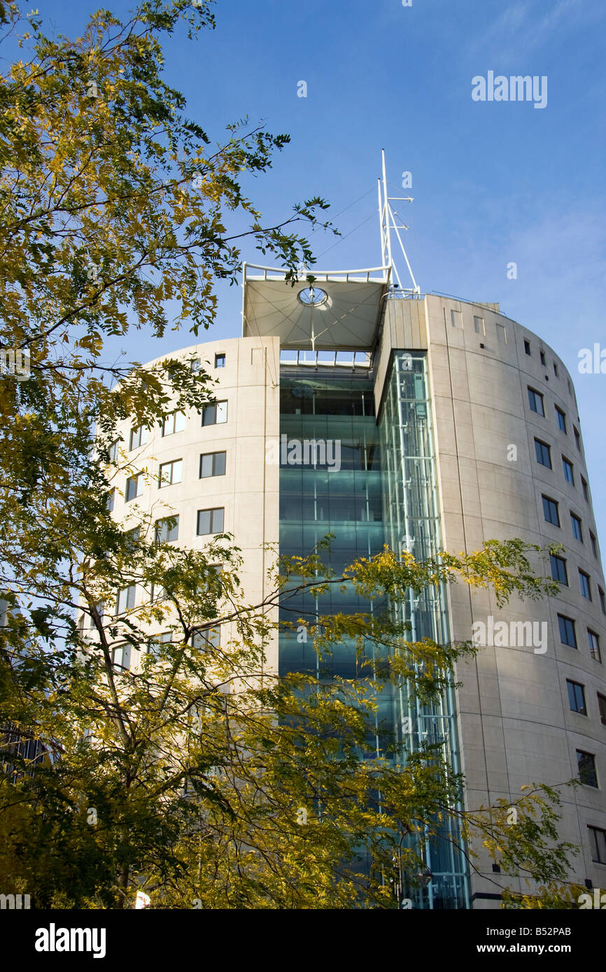 Office building viewed from City Square, Leeds , West Yorkshire ...